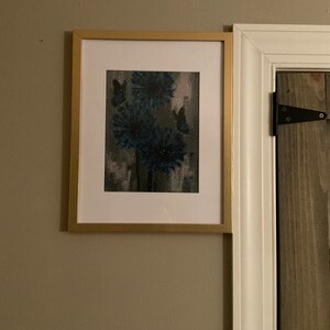 Blue Flower Diamond Puzzle - Etsy