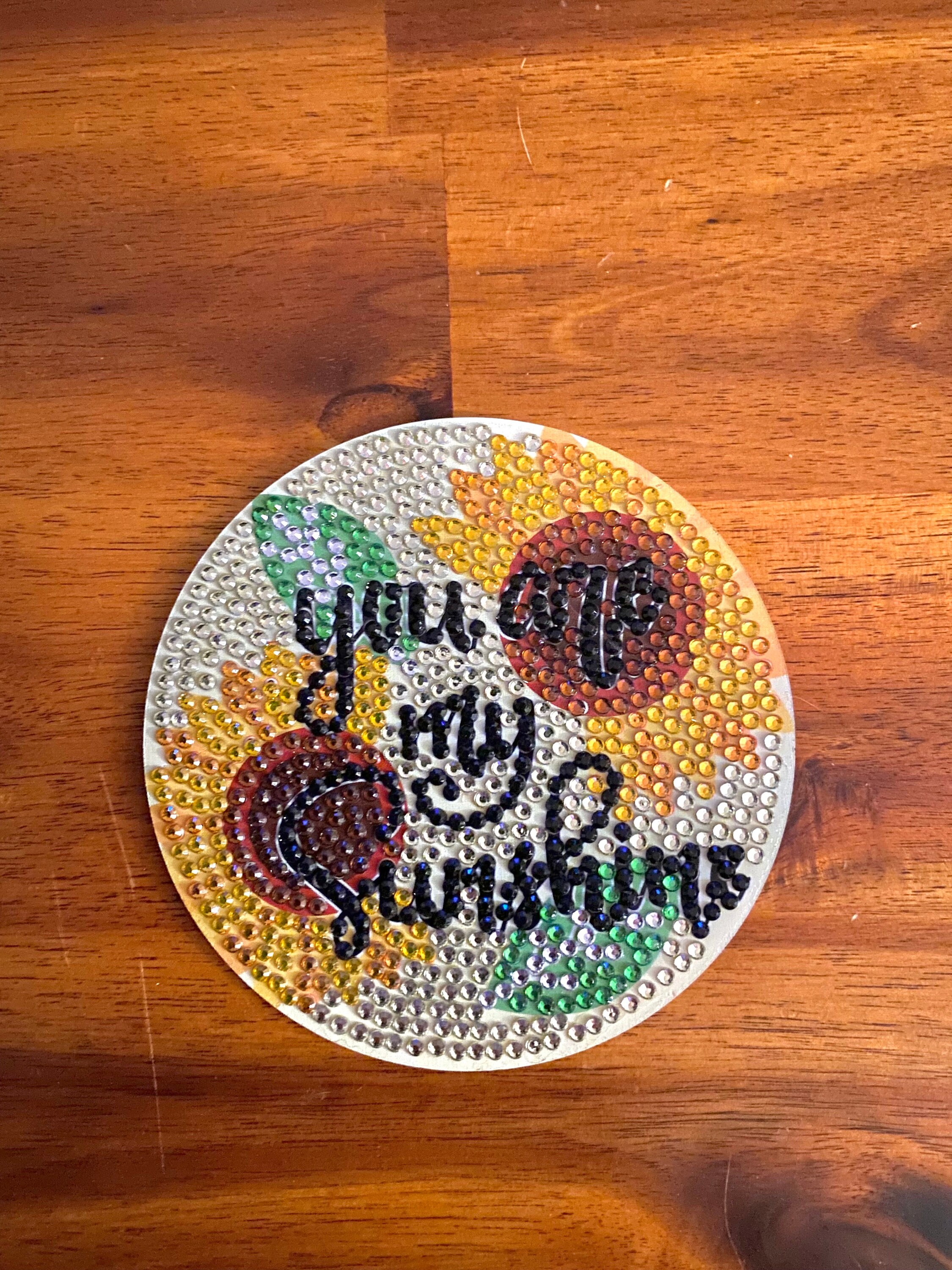 You Are My Sunshine Drink Coaster - Etsy