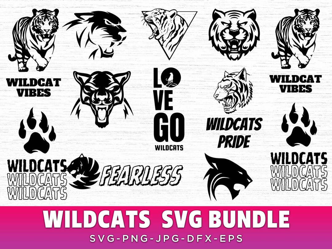 Wildcats Svg Bundle, Wildcats Png Bundle, Wildcats Svg Design, Wildcats ...