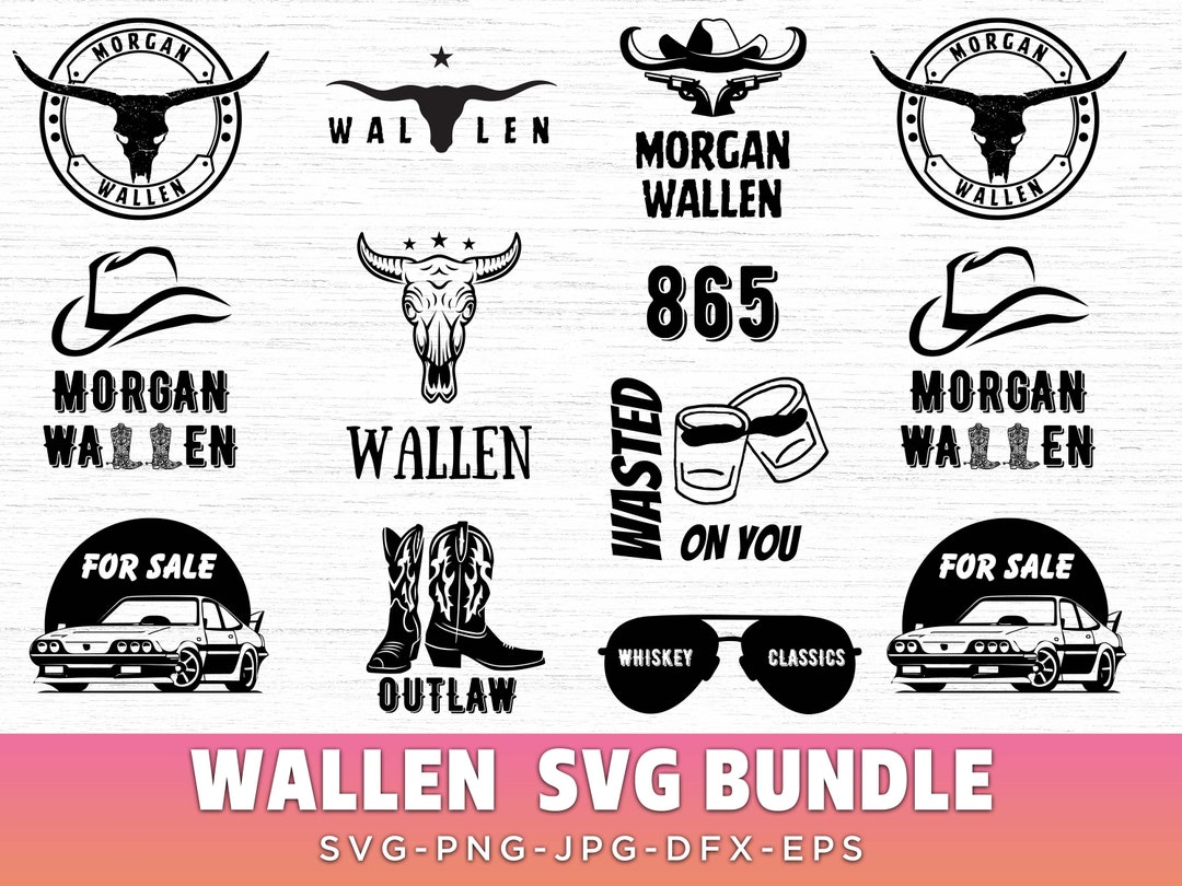 Wallen Bundle Svg, Png, Wallen Png, Wallen Bullhead Svg, Cowboy Wallen ...