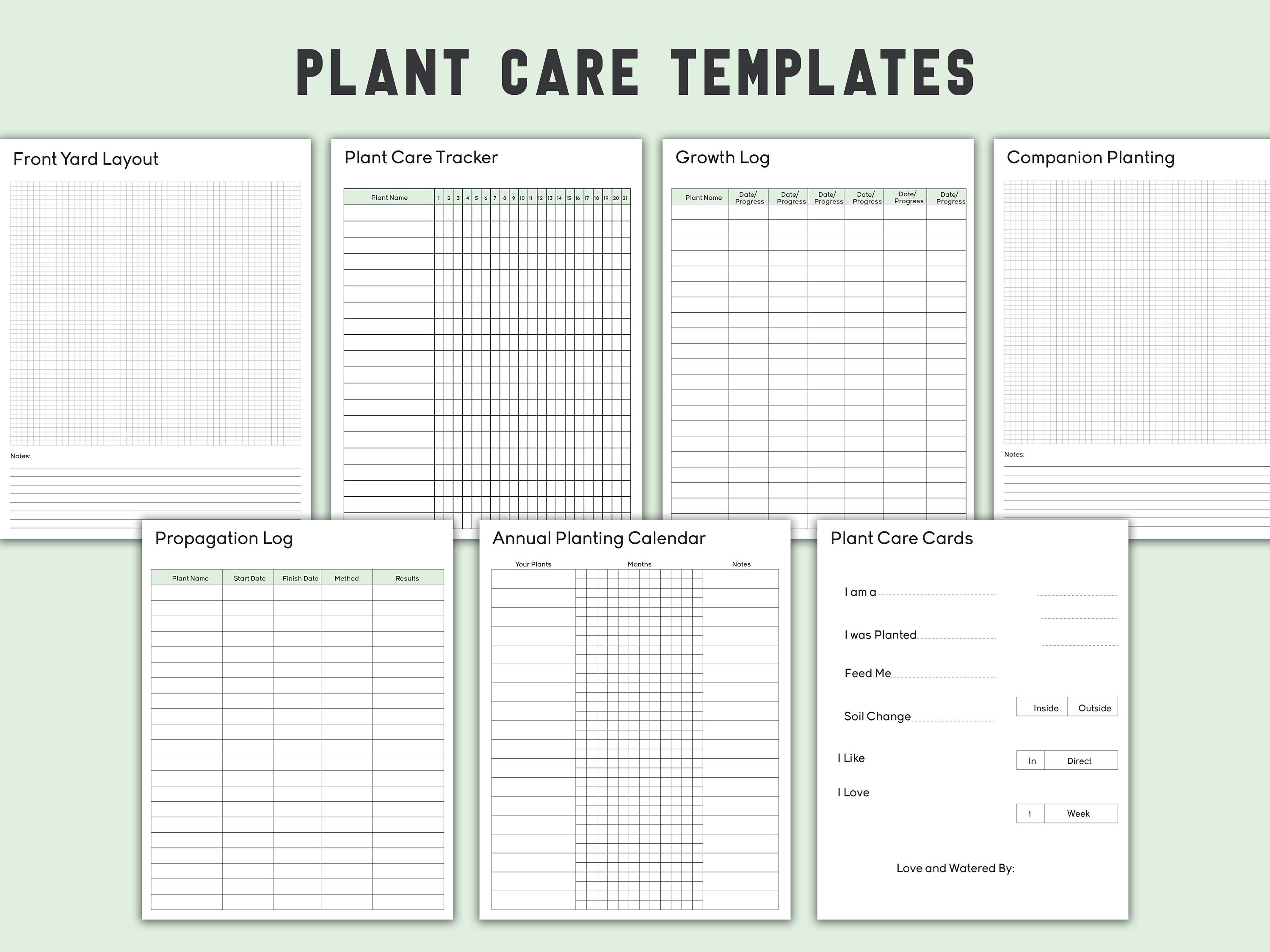 Garden Planner Printable, Garden Planner, Plant Planner, Garden Journal ...