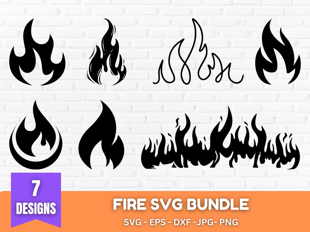 Fire Svg Bundle, Fire Flame SVG, Fire Svg, Fire Clipart, Fire Svg Files ...