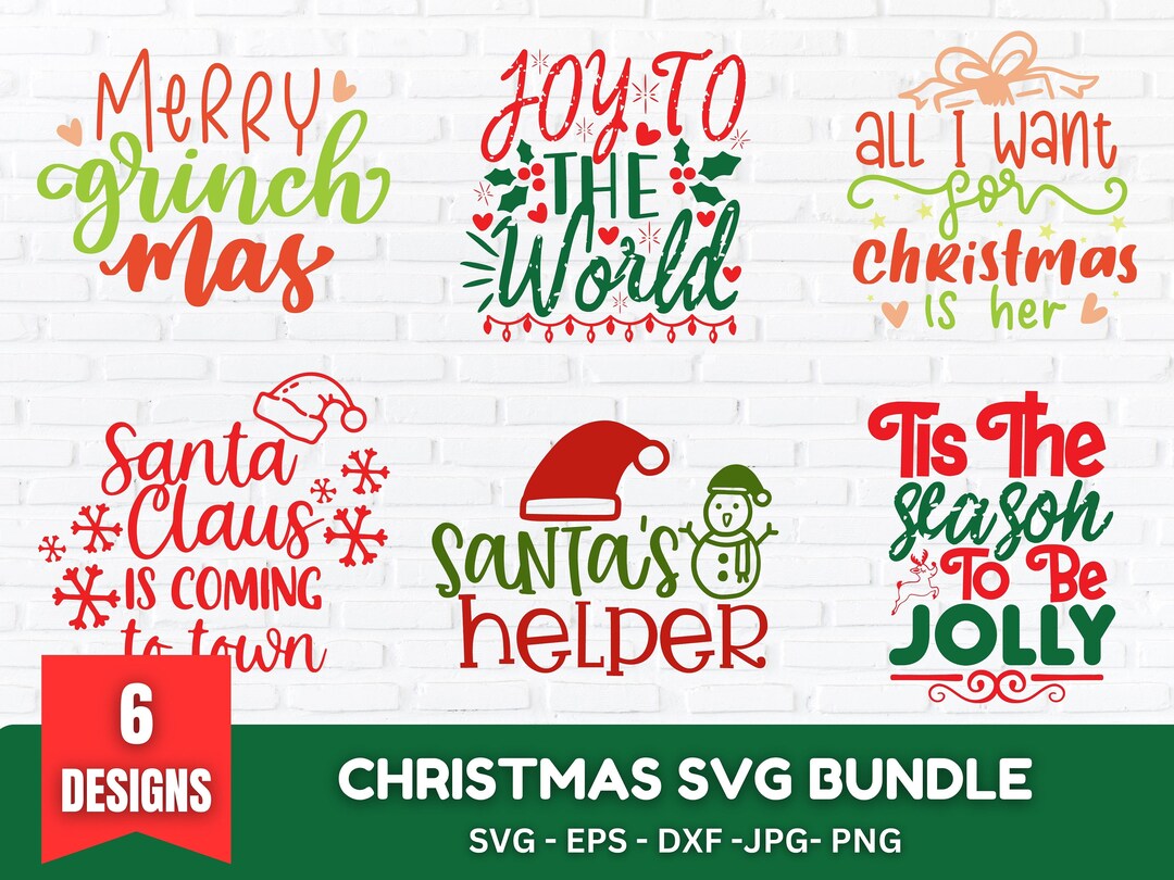 CHRISTMAS ULTIMATE SVG Bundle, Christmas Svg, Winter Svg, Holidays, Cut ...