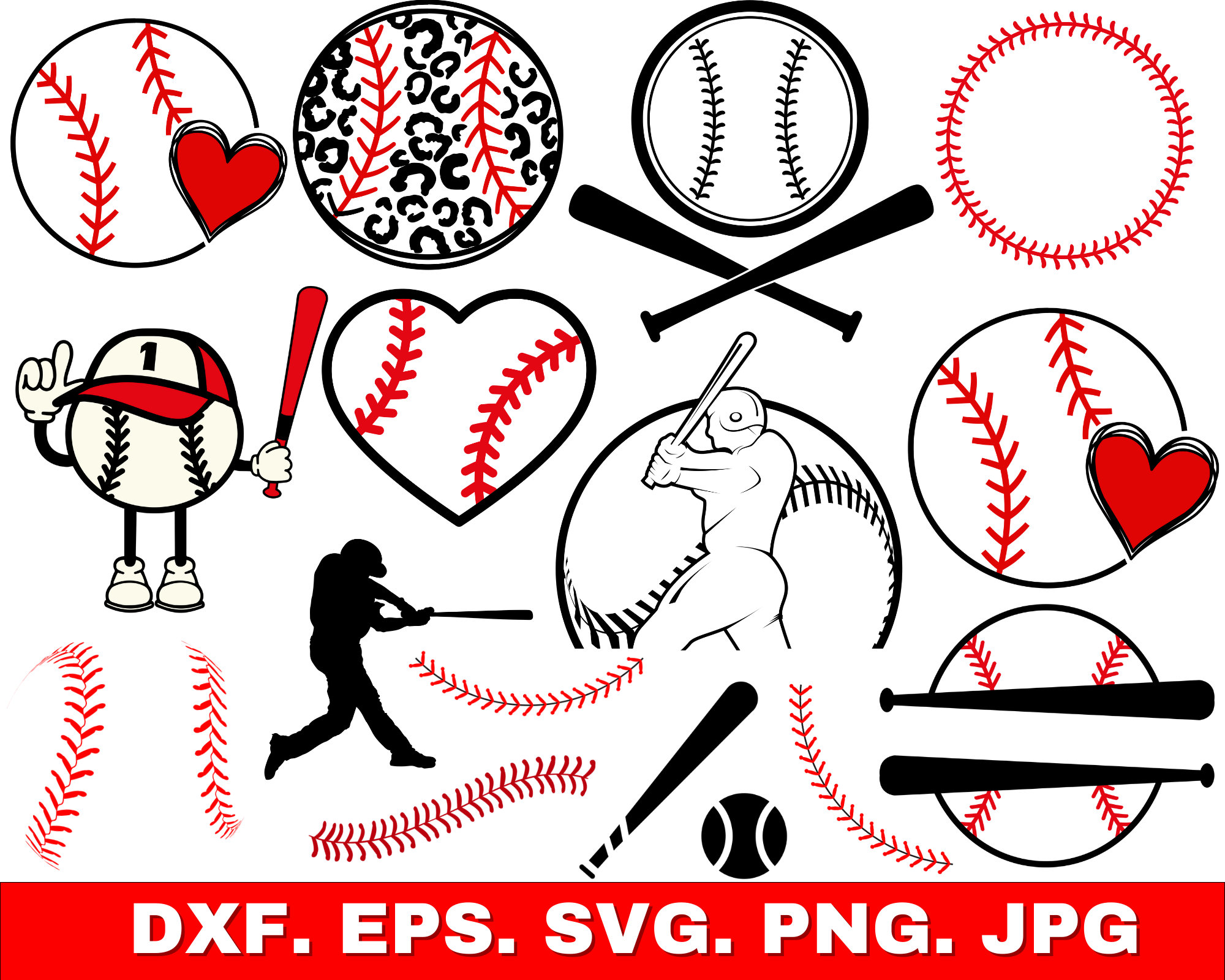 Baseball SVG Bundle, Baseball SVG for Cricut Cutter, Baseball Png ...