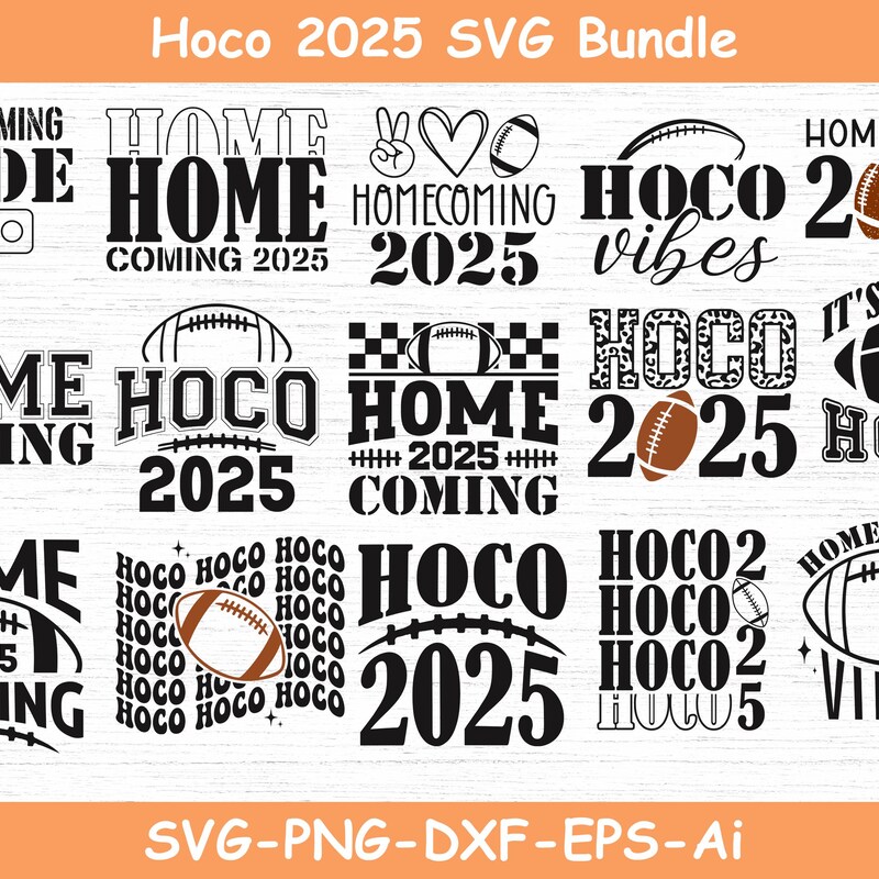 Hoco 2025 Svg - Etsy