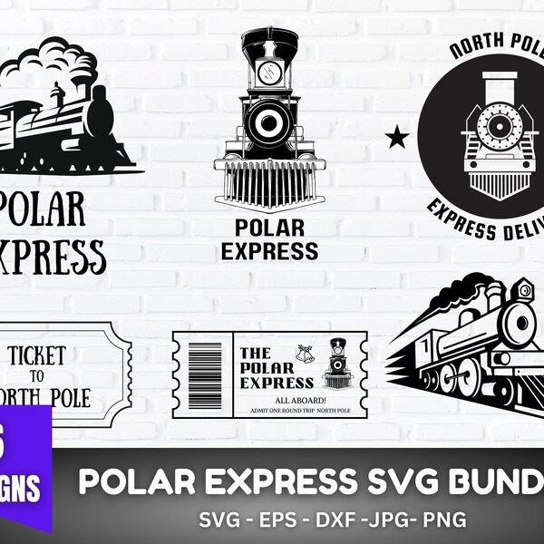 Polar Express Svg - Etsy