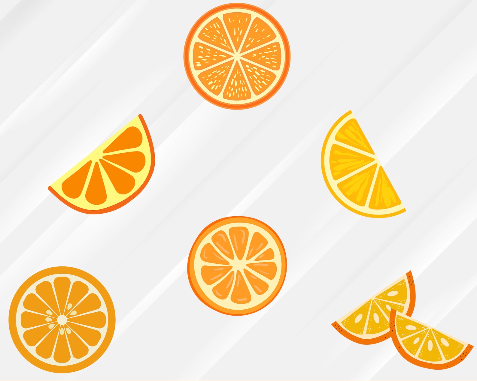 Orange Slice Svg Bundle, Orange Slice SVG, Orang Bundle Svg, Fruits DXF ...
