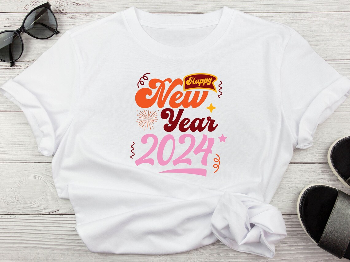 Happy New Year 2024 Svg Bundle Happy New Year 2024 Png - Etsy