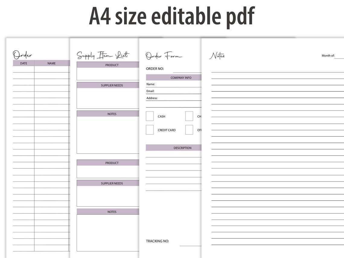 New Product Planner Printable, Product Development, Product Launch ...