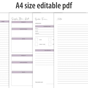 New Product Planner Printable, Product Development, Product Launch ...