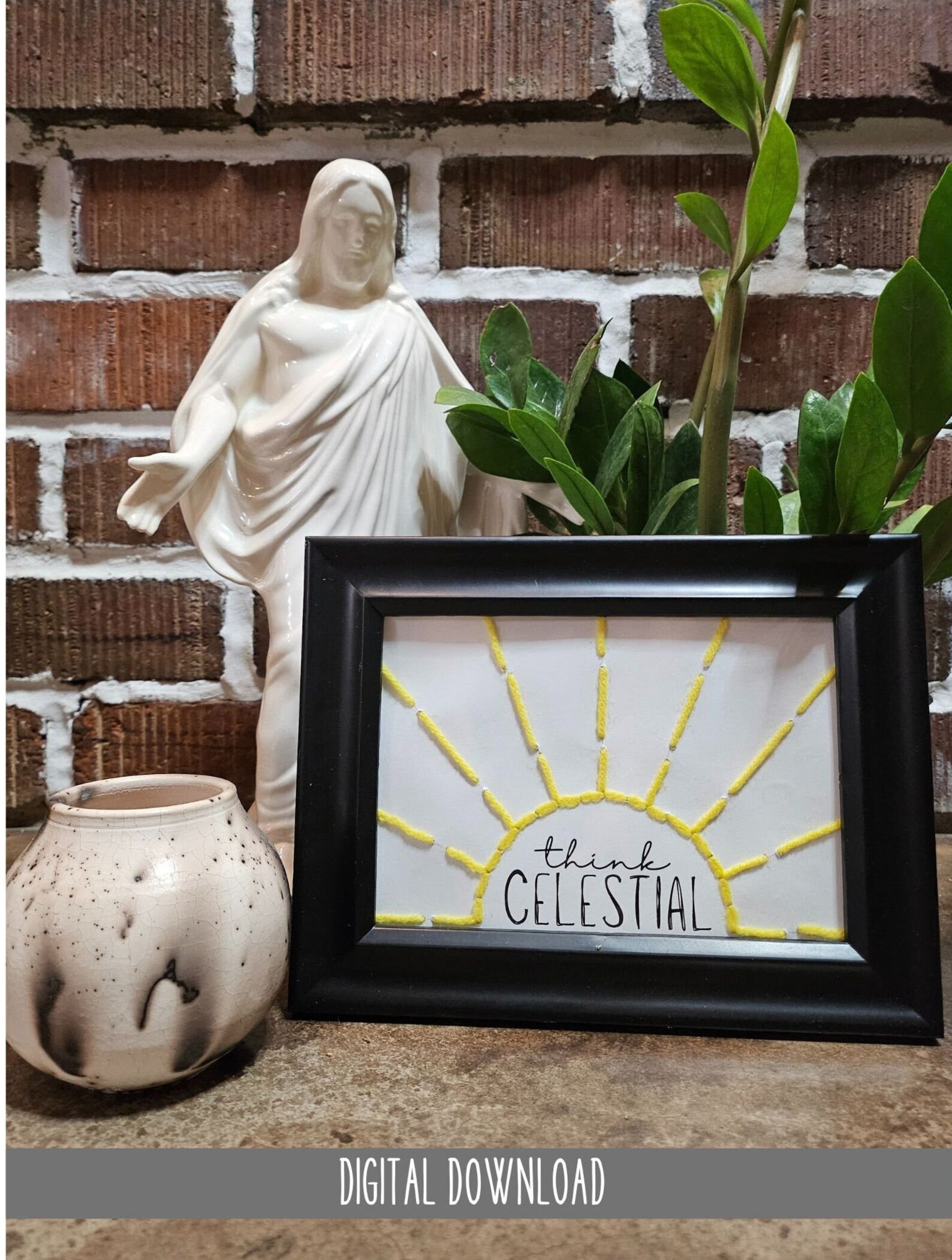 Think Celestial Craft and Display, Quick and Easy Activity, LDS, Activity Days, Girls Camp ...