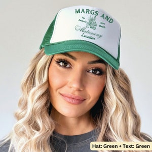 Margaritas and Matrimony Bridal Party Trucker Hat Margs and Matrimony ...