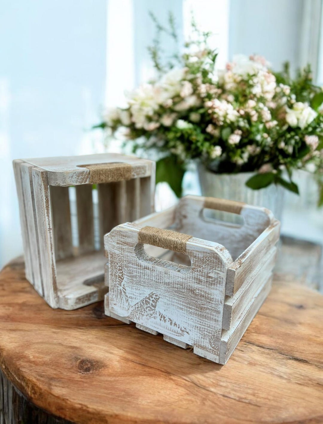 Handcrafted Mini Wood Crates Rustic Farmhouse Home Decor Mini Wood ...