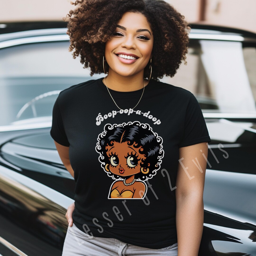 Black Betty Tee, Boo-oop-a-doop , Unisex T-shirt, Vintage Cartoon ...