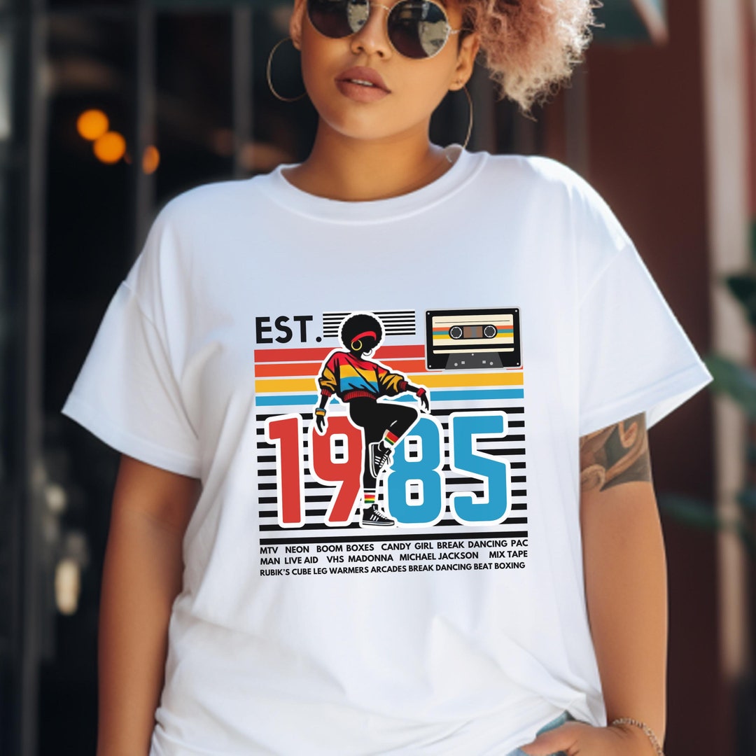 Comfort Colors Hiphop 80s, Est 1985 Vintage, Unisex Tee, Pop Culture ...