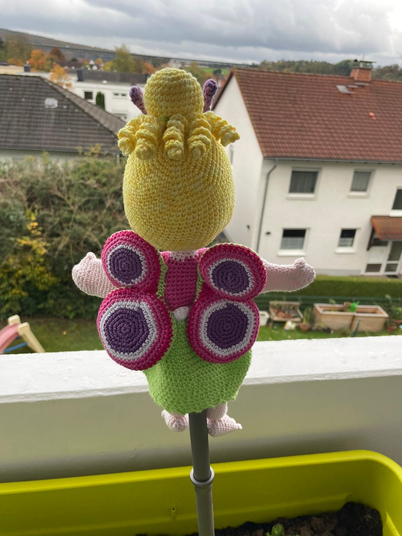 Elf Butterfly Elf Mythical Creature Crocheted Hand Puppet - Etsy