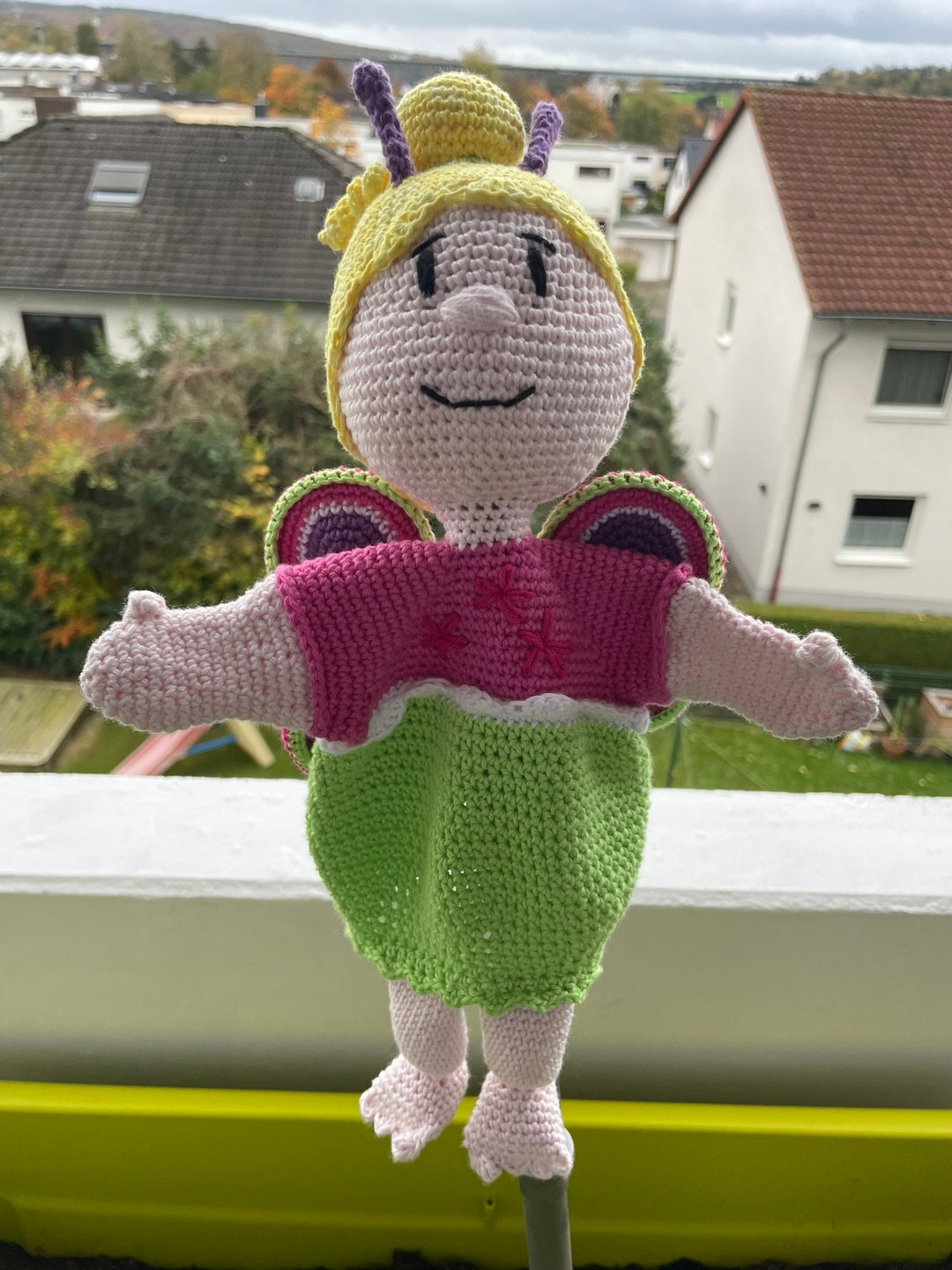 Elf Butterfly Elf Mythical Creature Crocheted Hand Puppet - Etsy