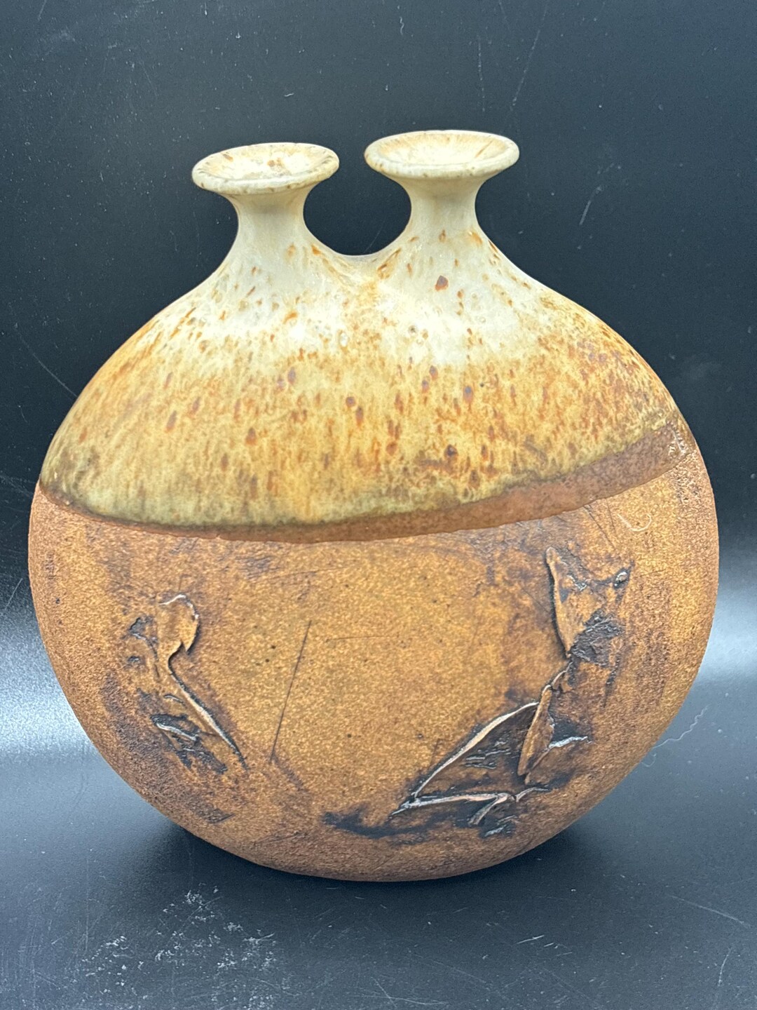 Isabel Parks Hickory Grove Studio Art Pottery Bud Vase Weed Pot Vintage ...