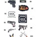 Pistol Pack / Gun Stickers / AK Stickers /handgun Stickers/ Pack of 10 ...