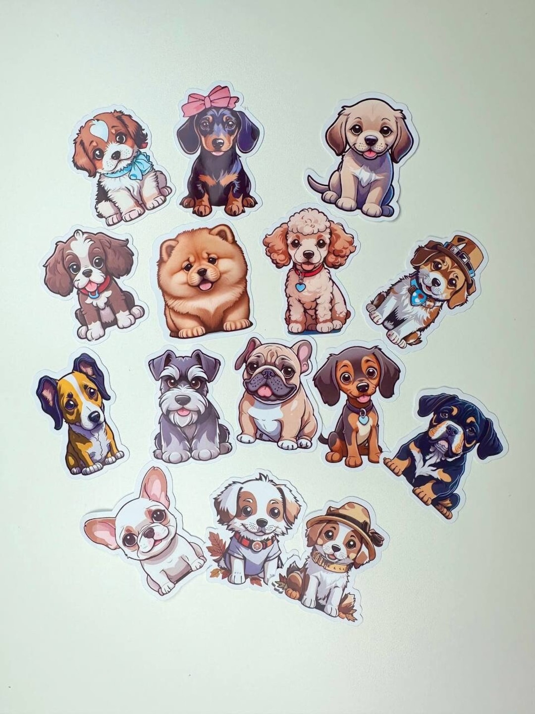 Cute Dogs Stickers/ Cute Puppies Stickers/ Planner for Kids/ Stickers ...