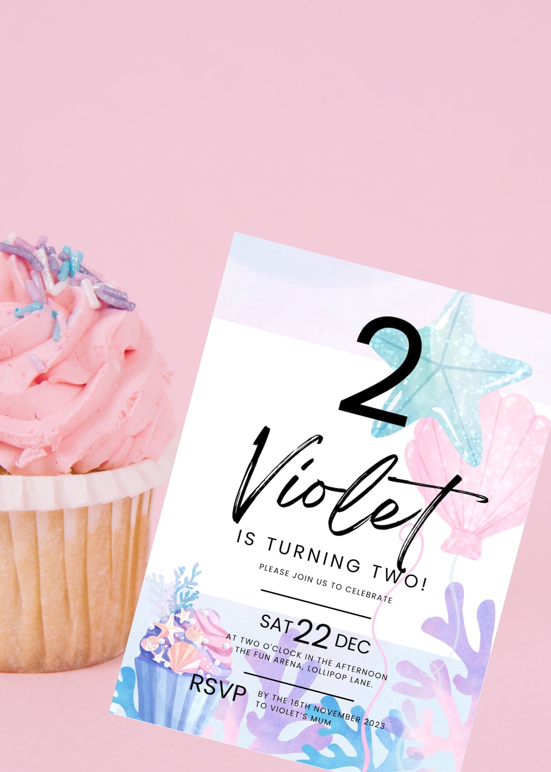 DIY Digital Colourful Party Invitation Canva Template - Etsy