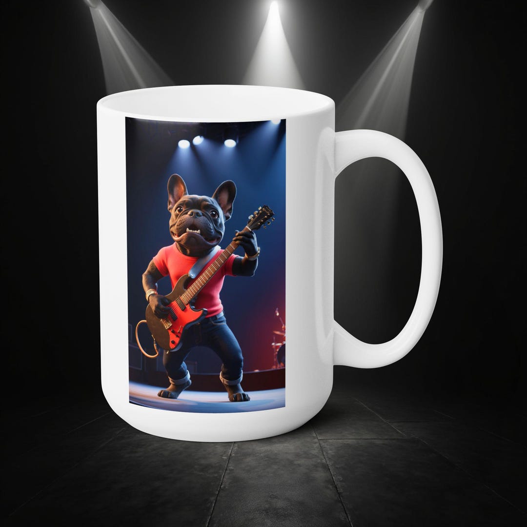 French Bull Dog Mugs, French Bull Dog, Frenchie, Dog Design, Unique Mug ...