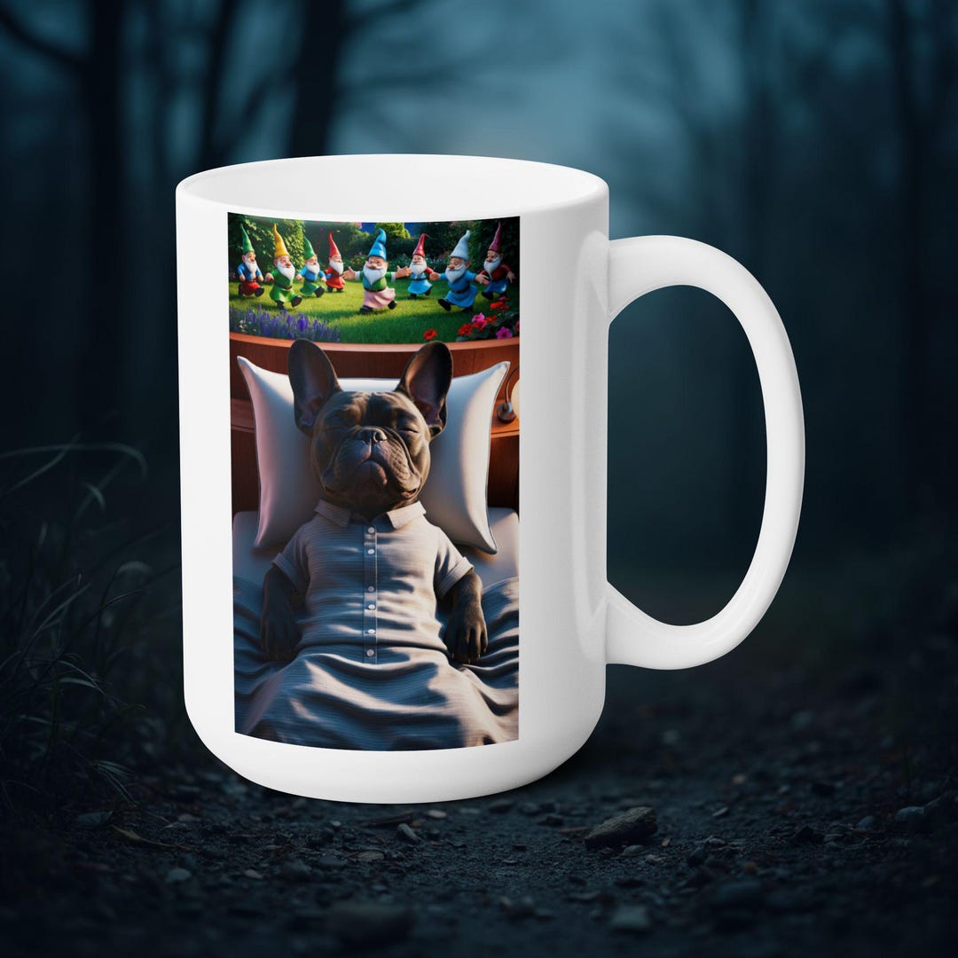 French Bull Dog Mugs, French Bull Dog, Frenchie, Dog Design, Unique Mug ...