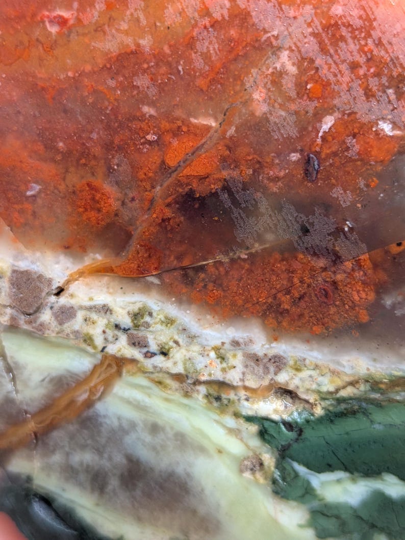 Jasperella or Christmas Tree Jasper/agate - Etsy