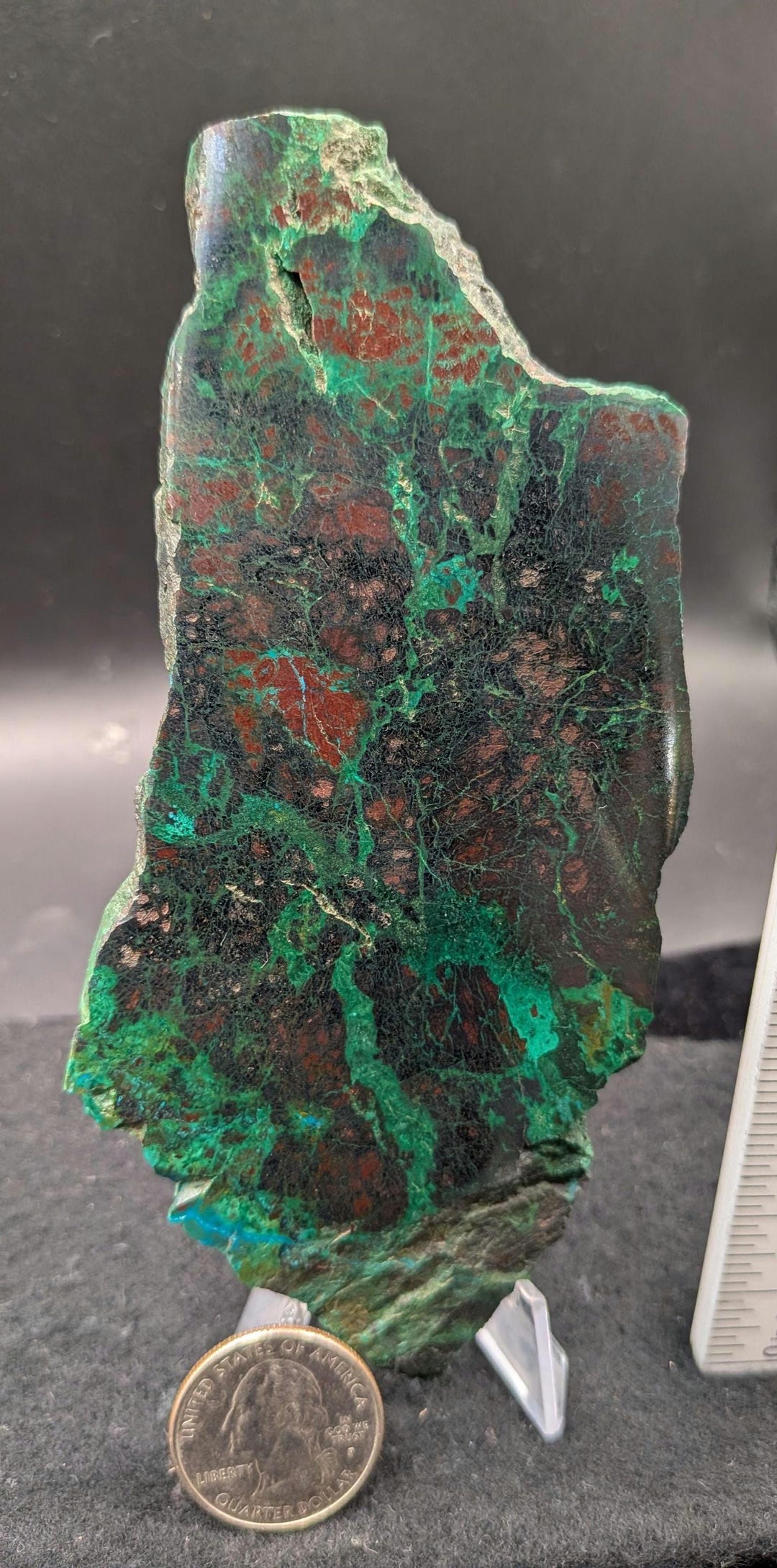 Metallic Chrysocolla Slab - Etsy