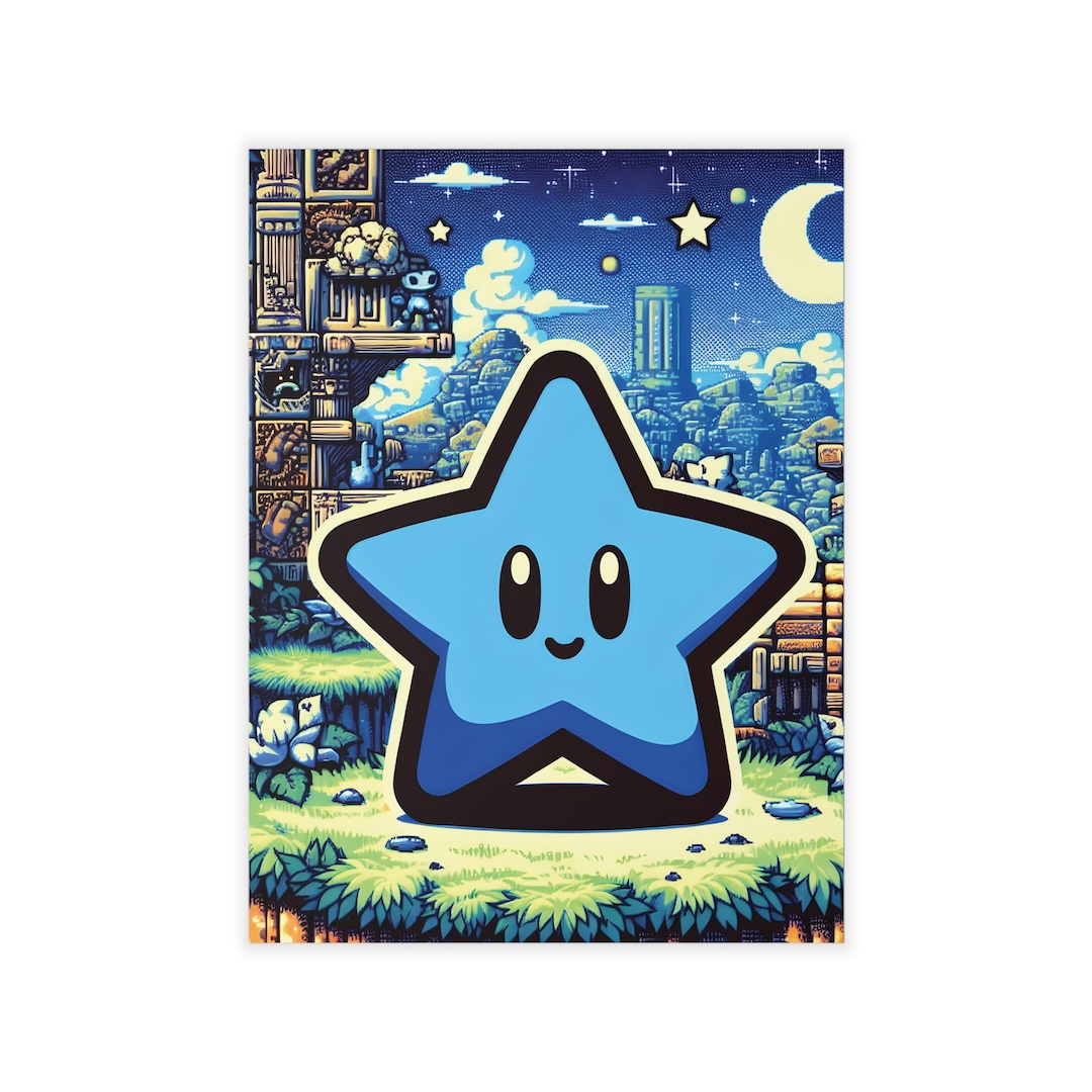 Mario Star Wall Decals - Etsy