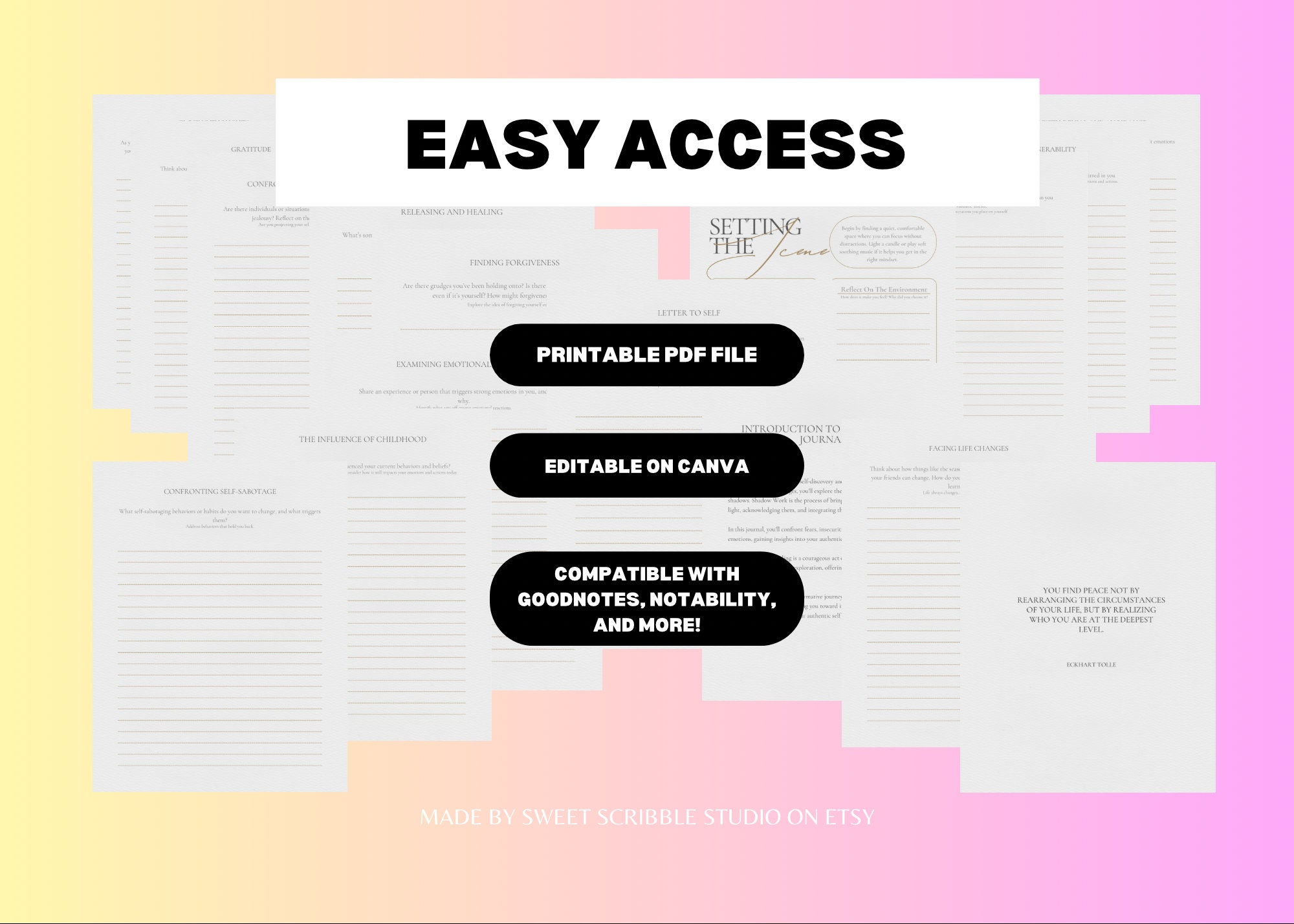 Shadow Work Journal Shadow Work Prompts Book of Shadows Page the ...