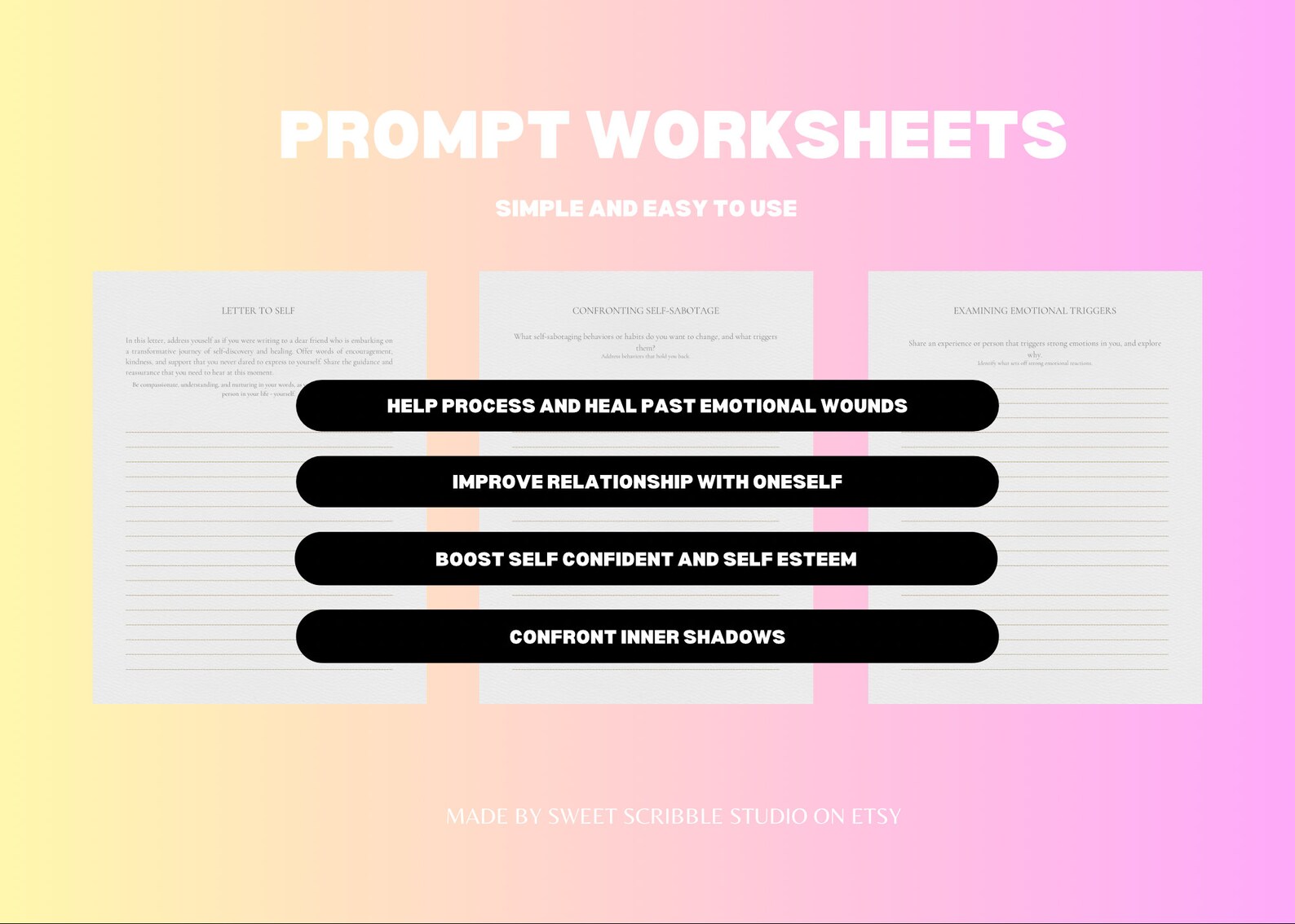Shadow Work Journal | Mentalhealth | Burn Book | Shadow Work Templates ...