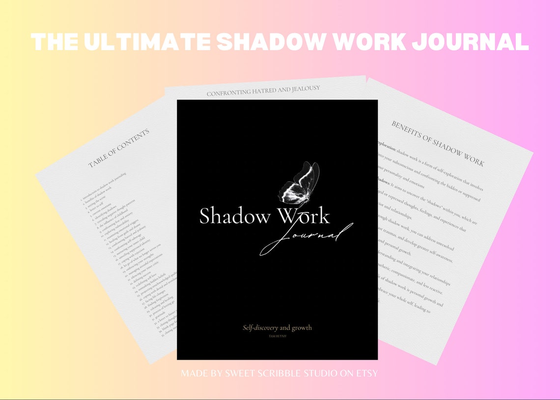Shadow Work Journal - Shadow Work Prompts - Book of Shadows Page - the ...