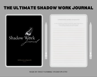 Shadow Work Journal, Printable & Digital Grimoire Pages, Book of ...