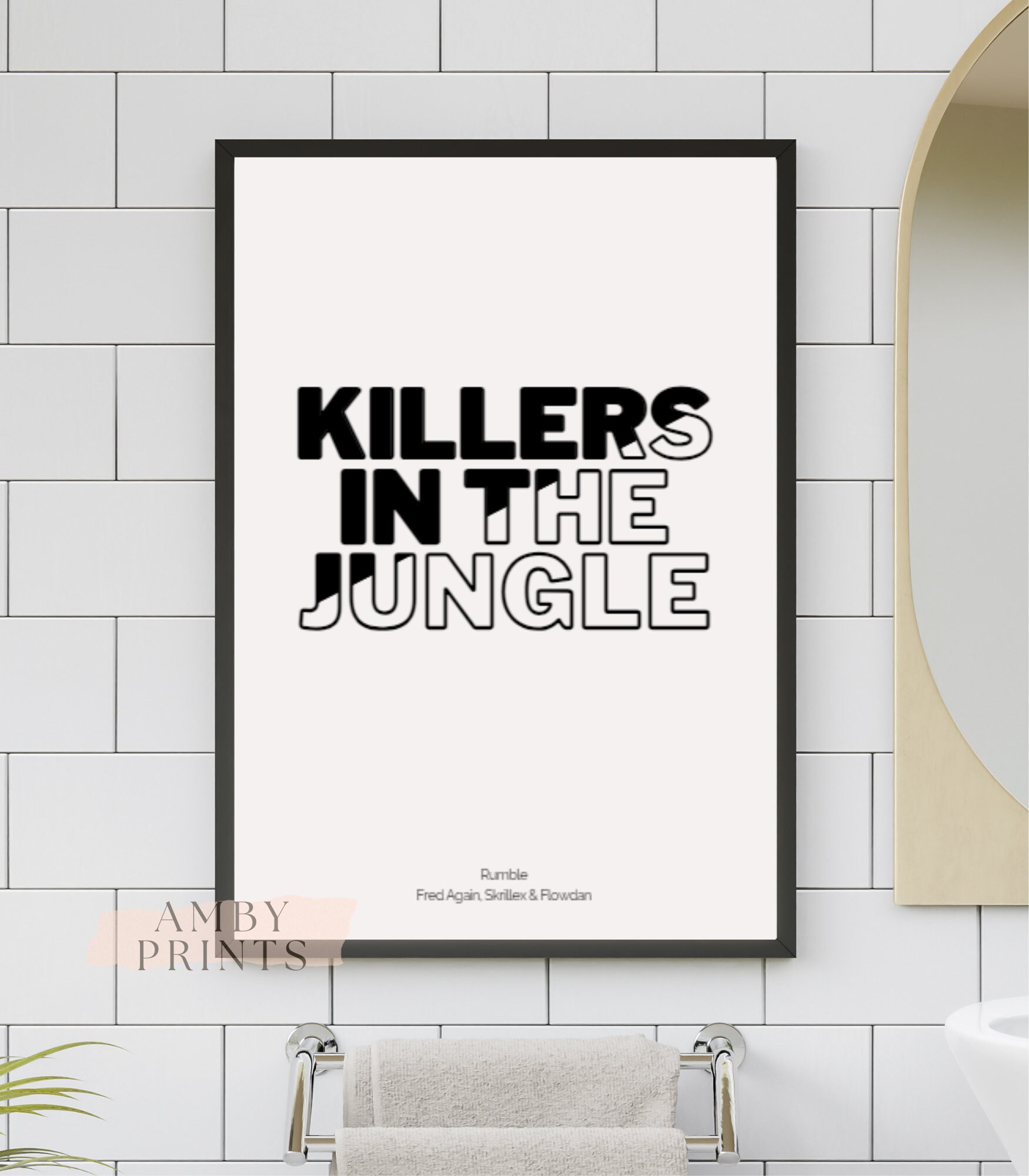 Fred Again Print Rumble - Physical Poster Fred Again Poster - Disco ...