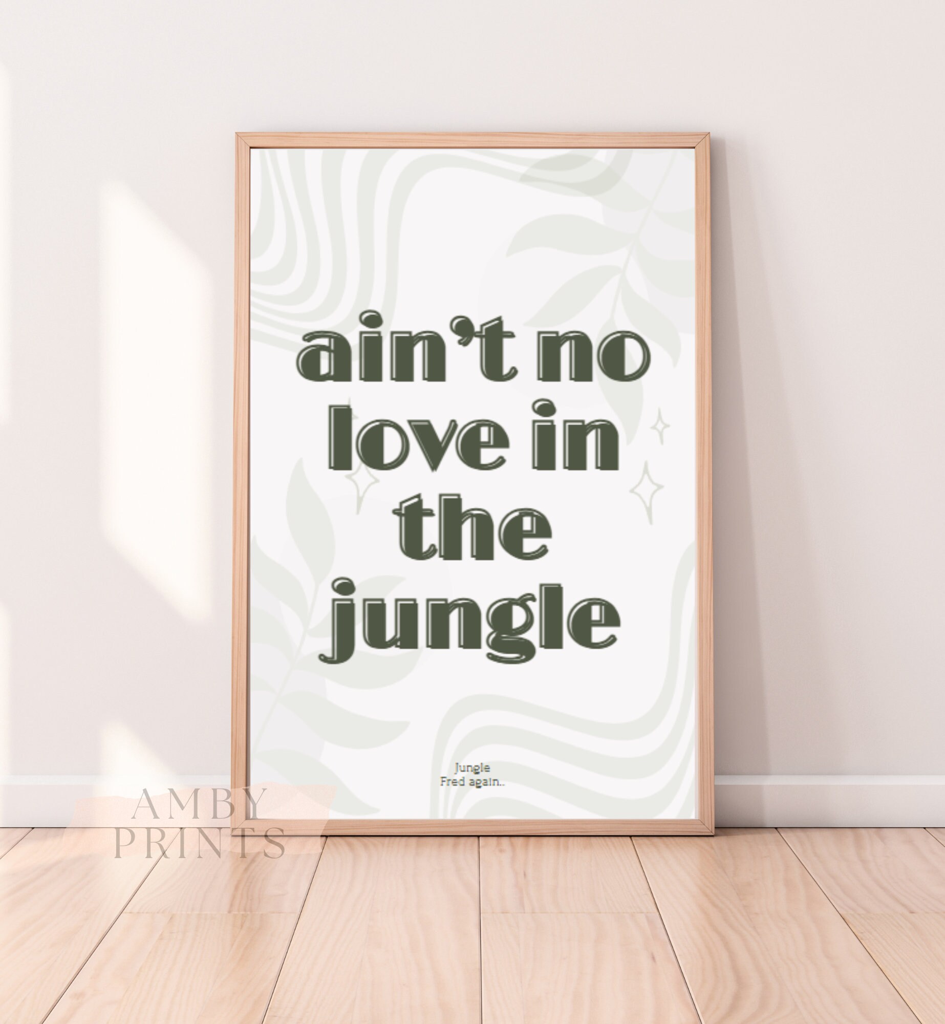 Fred Again Poster Jungle - Digital Poster Instant Download - FRED AGAIN ...