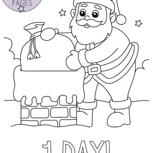 Christmas Countdown Colouring Pages - Printables - Kids Colouring Pages ...