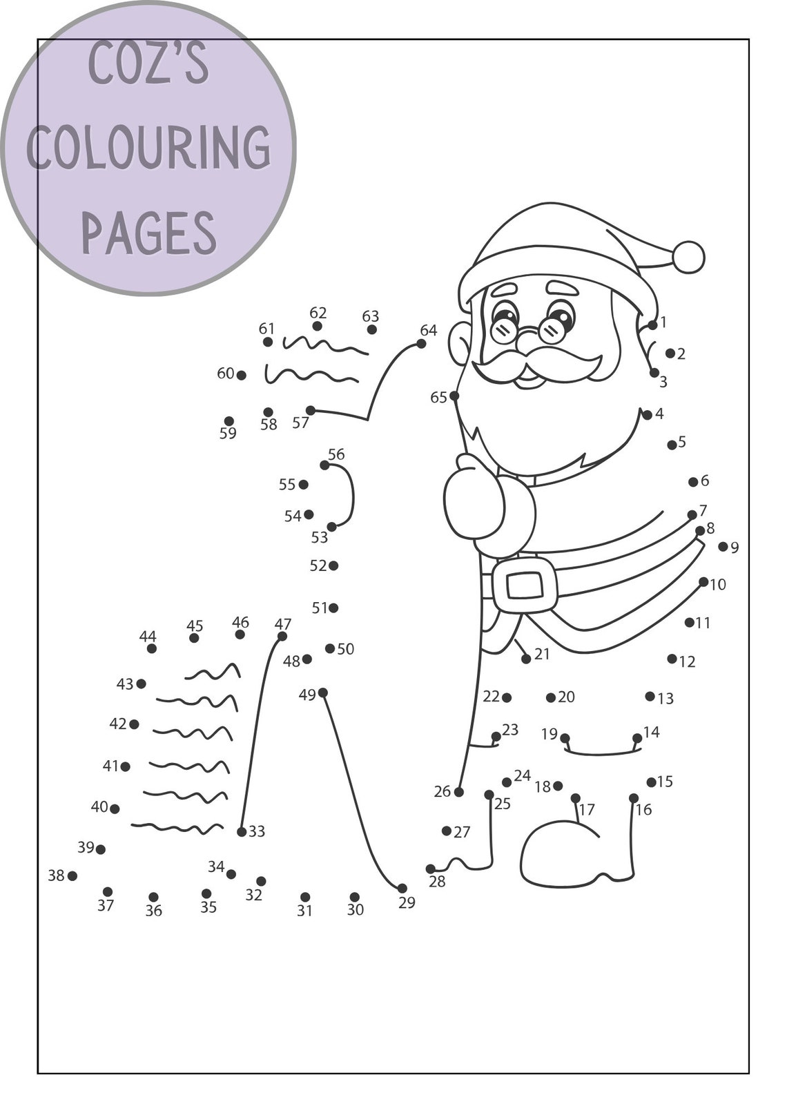 Christmas Dot to Dot Colouring Pages Printables Kids Colouring Pages ...