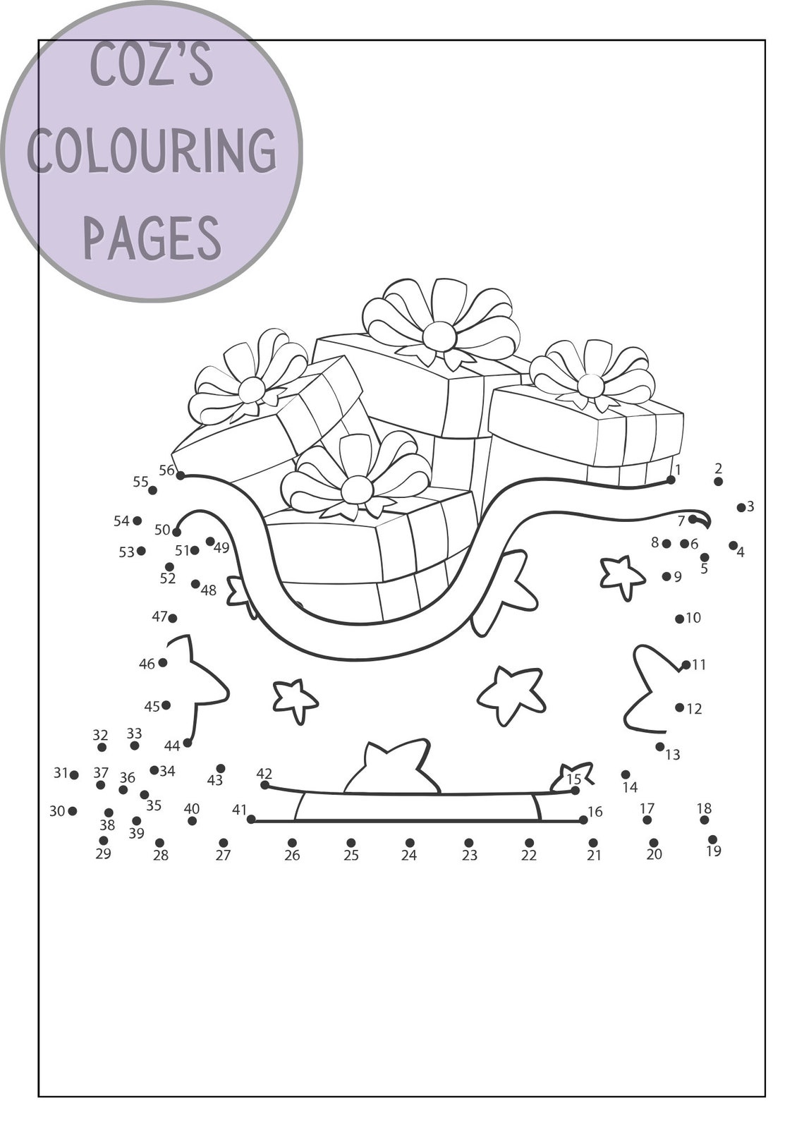 Christmas Dot to Dot Colouring Pages Printables Kids Colouring Pages ...