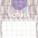 Calendar Reverse Colouring Pages Printables Digital Download - Etsy
