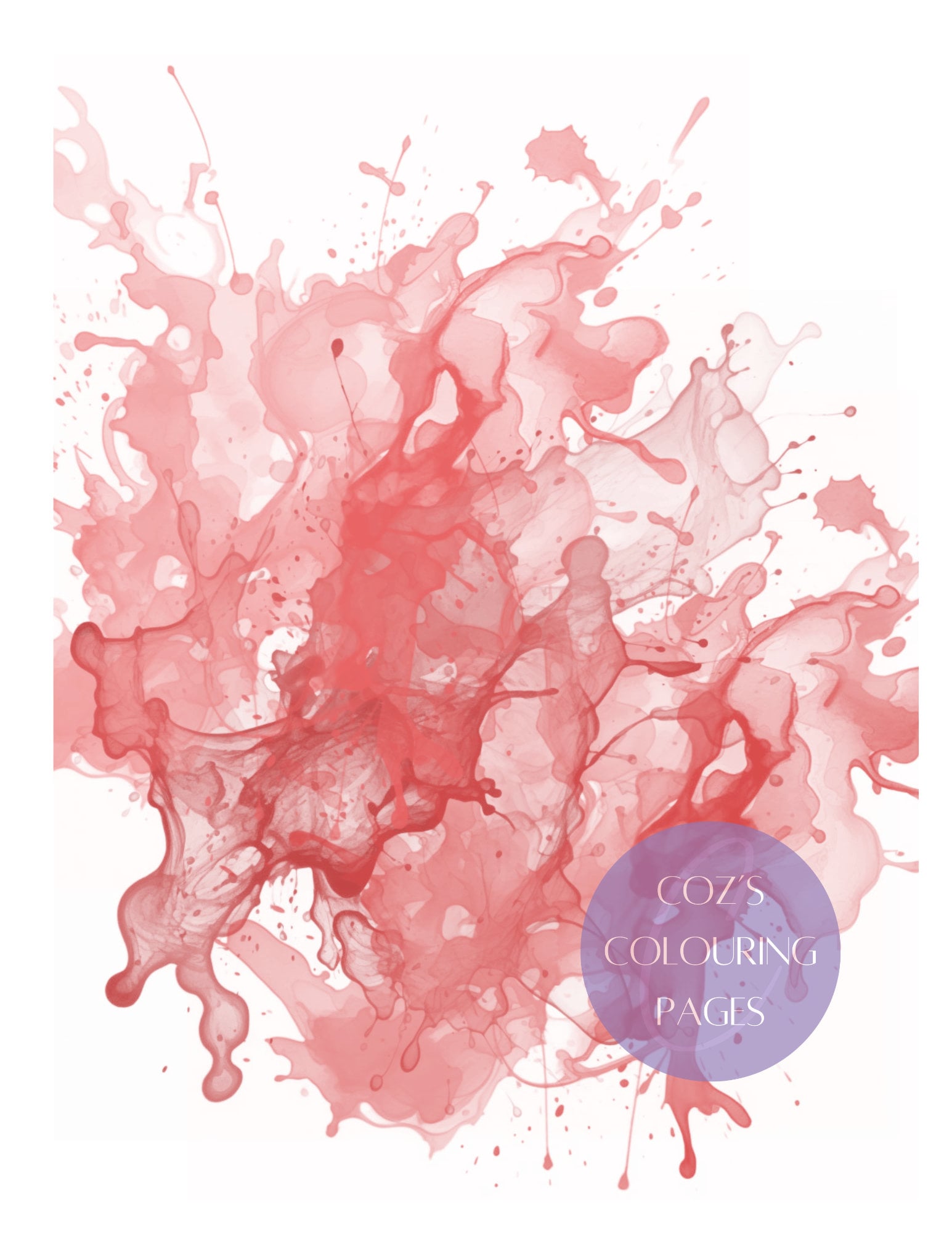 100 Reverse Colouring Pages Printables Digital Download - Etsy