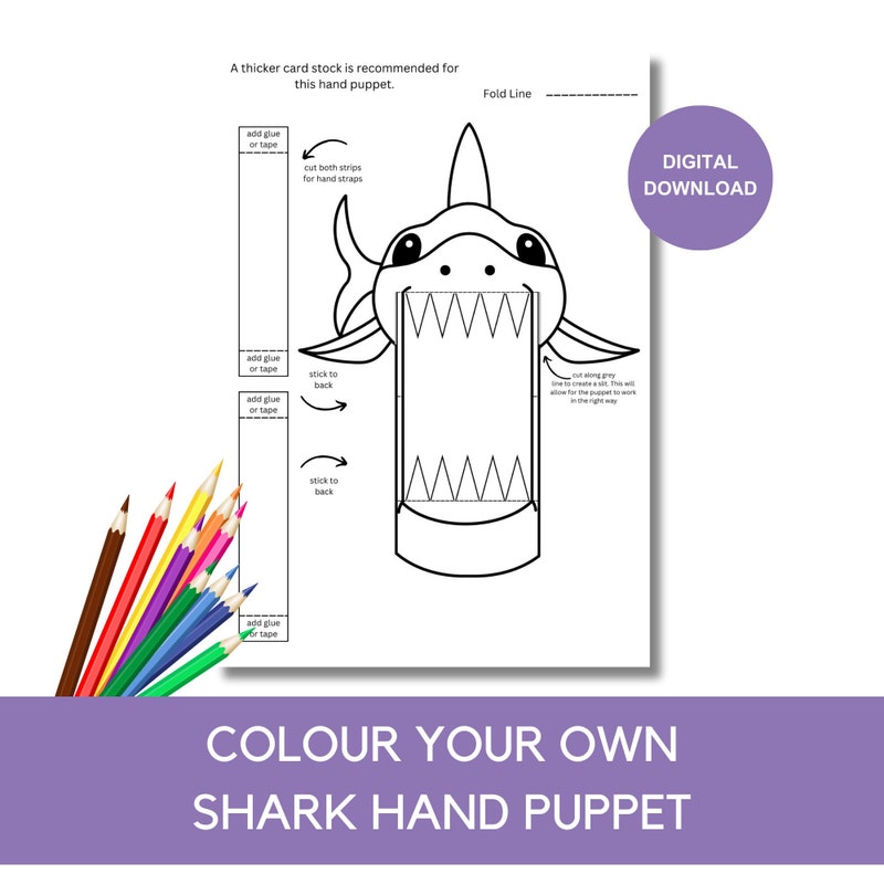 Hand Shark Puppet - Etsy