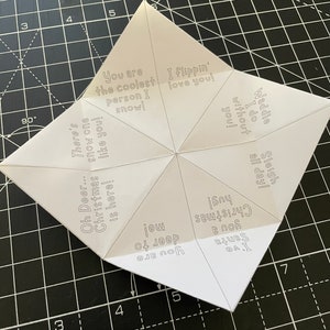 Christmas Chatterbox- Colour Your Own Chatterbox - Printable - Etsy