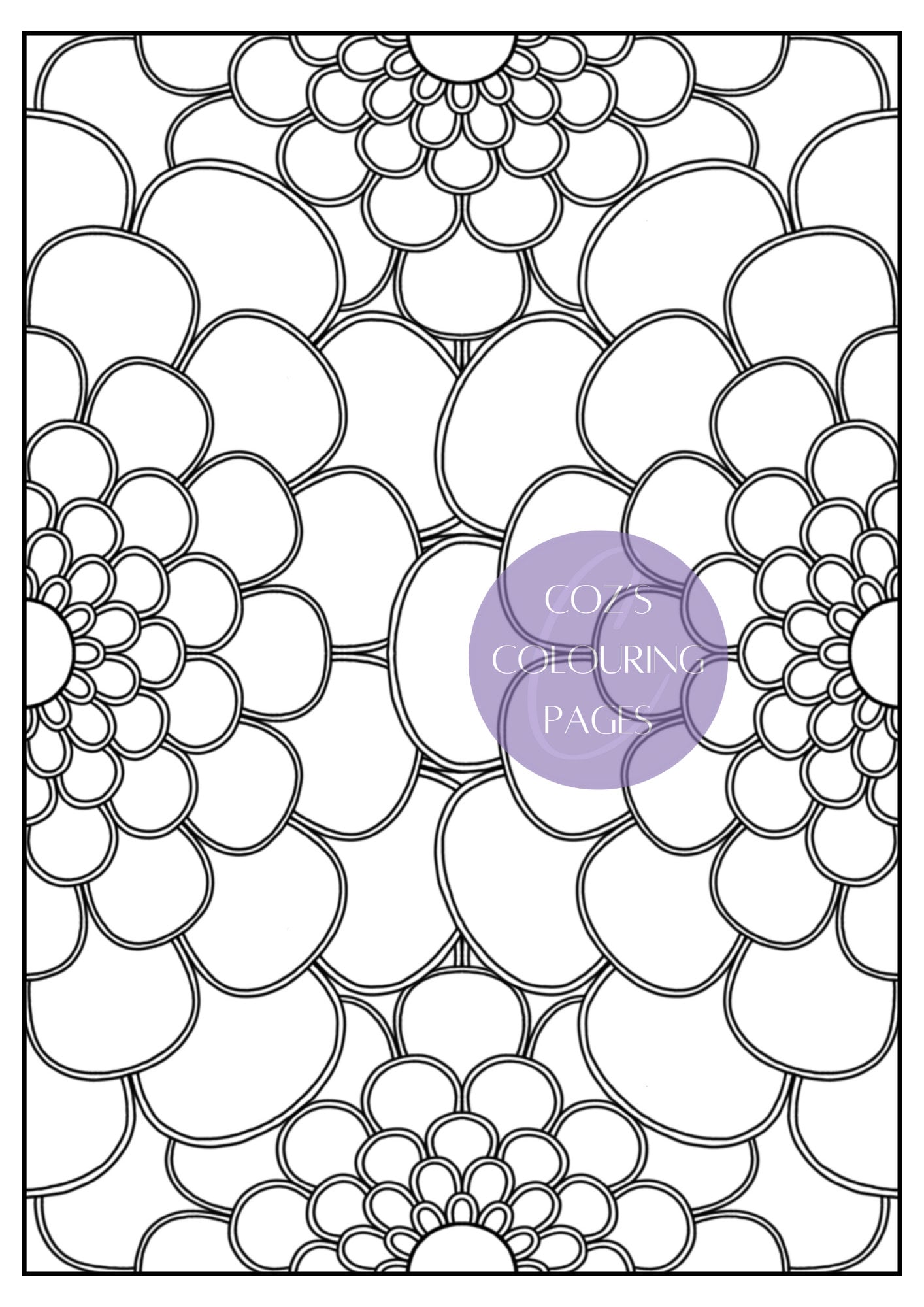 Abstract Colouring Pages Printables Digital Download - Etsy