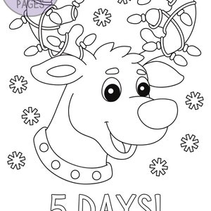 Christmas Countdown Colouring Pages - Printables - Kids Colouring Pages ...