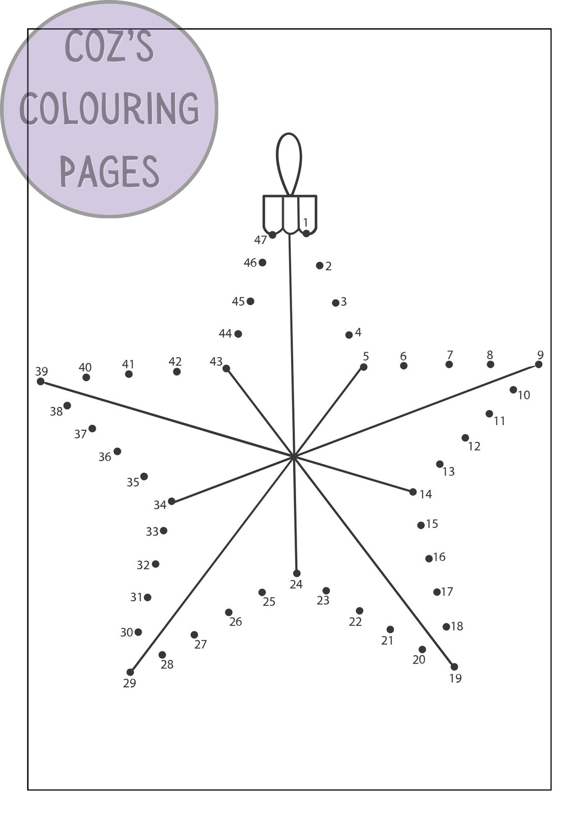 Christmas Dot to Dot Colouring Pages Printables Kids Colouring Pages ...