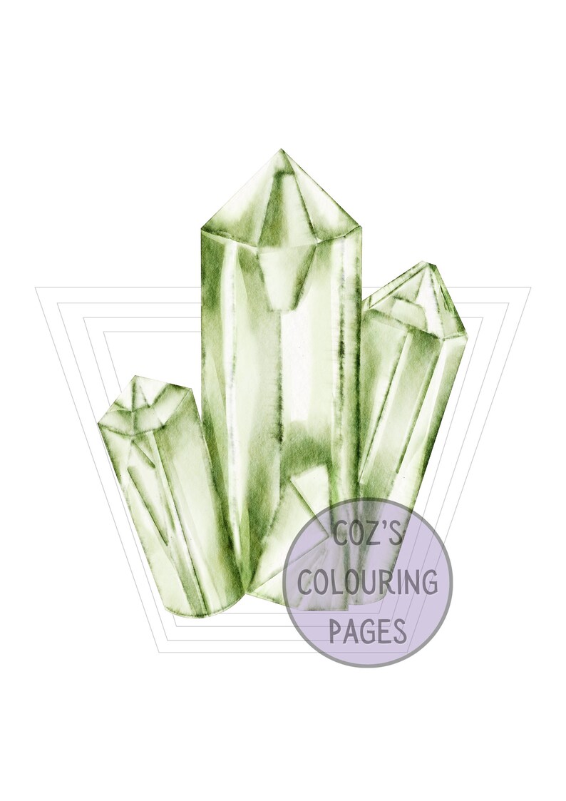 10 Printable Geode Reverse Colouring Pages - Kids & Adult Colouring ...