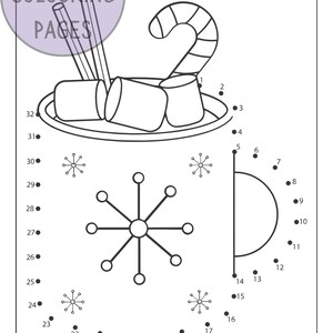Christmas Dot to Dot Colouring Pages - Printables - Kids Colouring ...