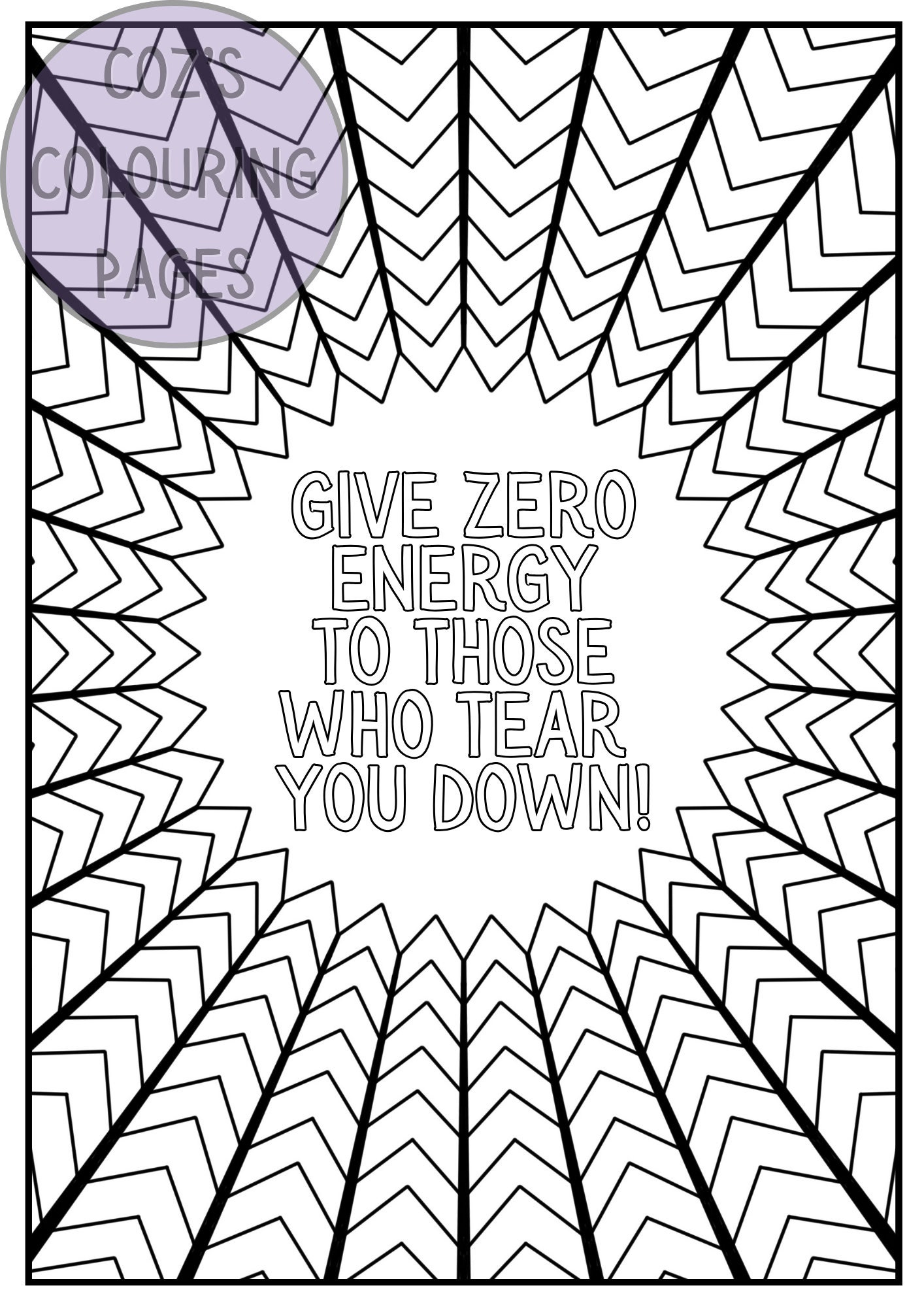 Positive Affirmation Colouring Pages - Printables - Adult Colouring ...