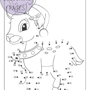 Christmas Dot to Dot Colouring Pages - Printables - Kids Colouring ...